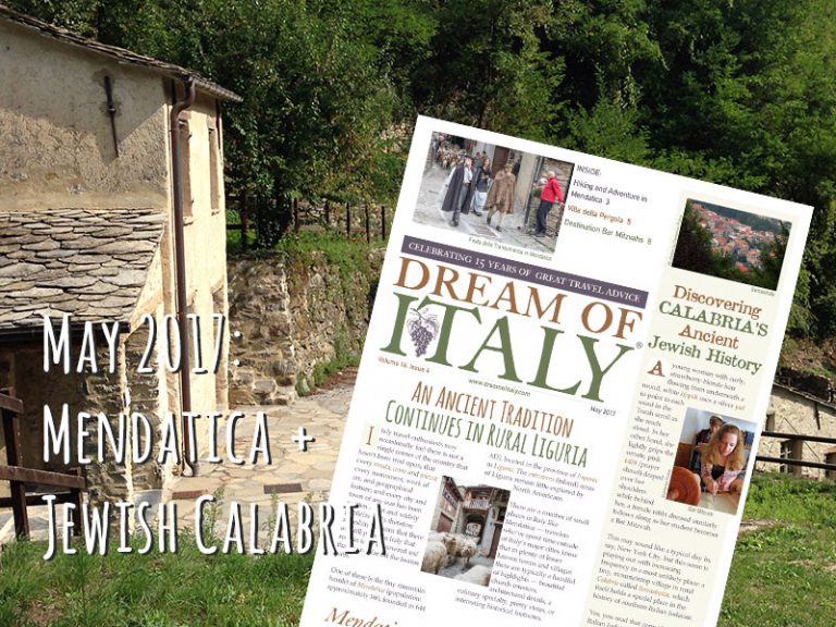 May 2017 - Rural Liguria, Jewish Calabria - Dream of Italy