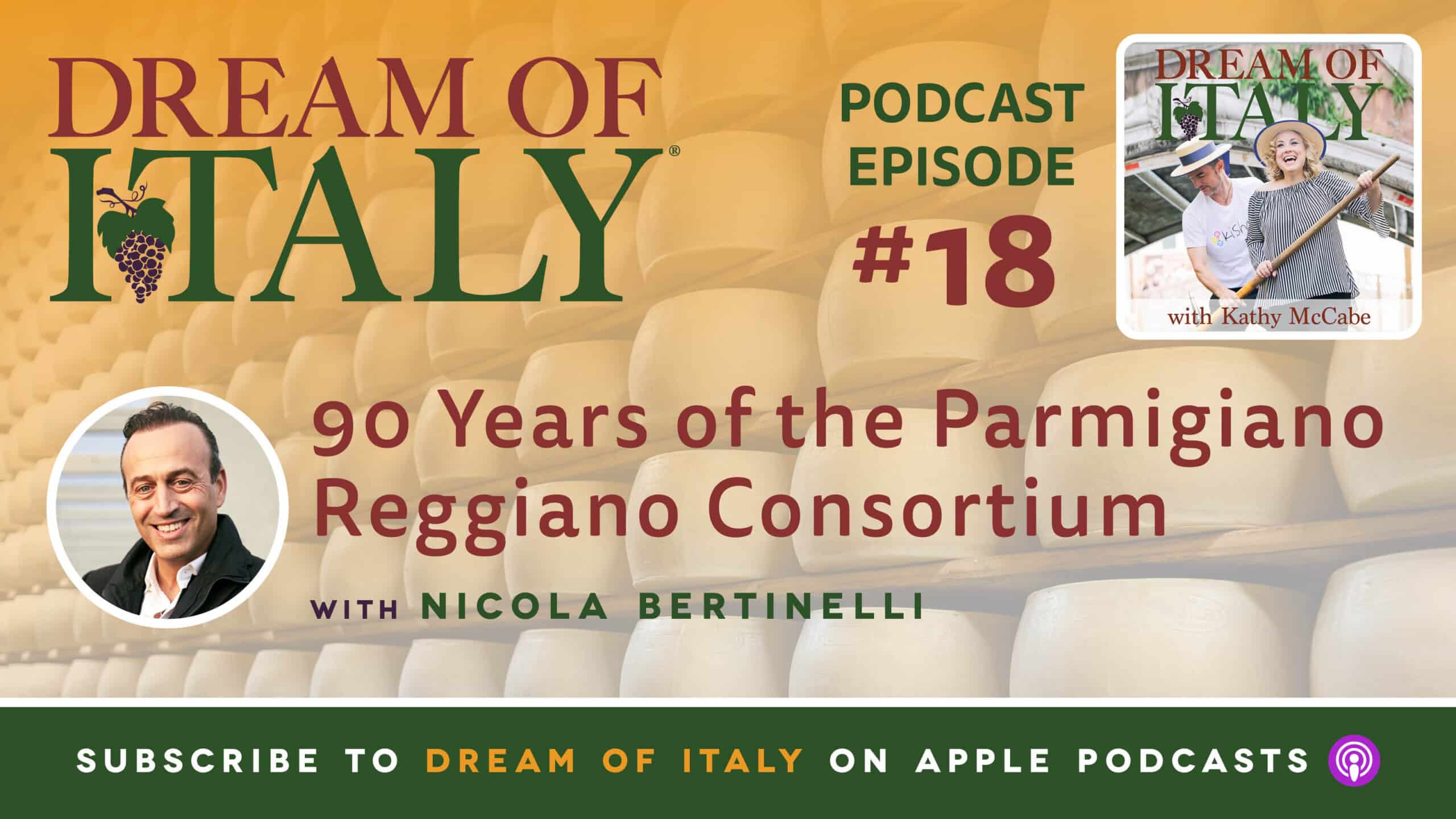Podcast Episode #18: Parmigiano Reggiano with Nicola Bertinelli - Dream ...