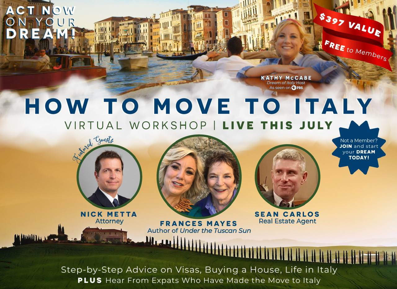 If You Dream of Moving to Italy, Here's Where to Start! - Dream of Italy