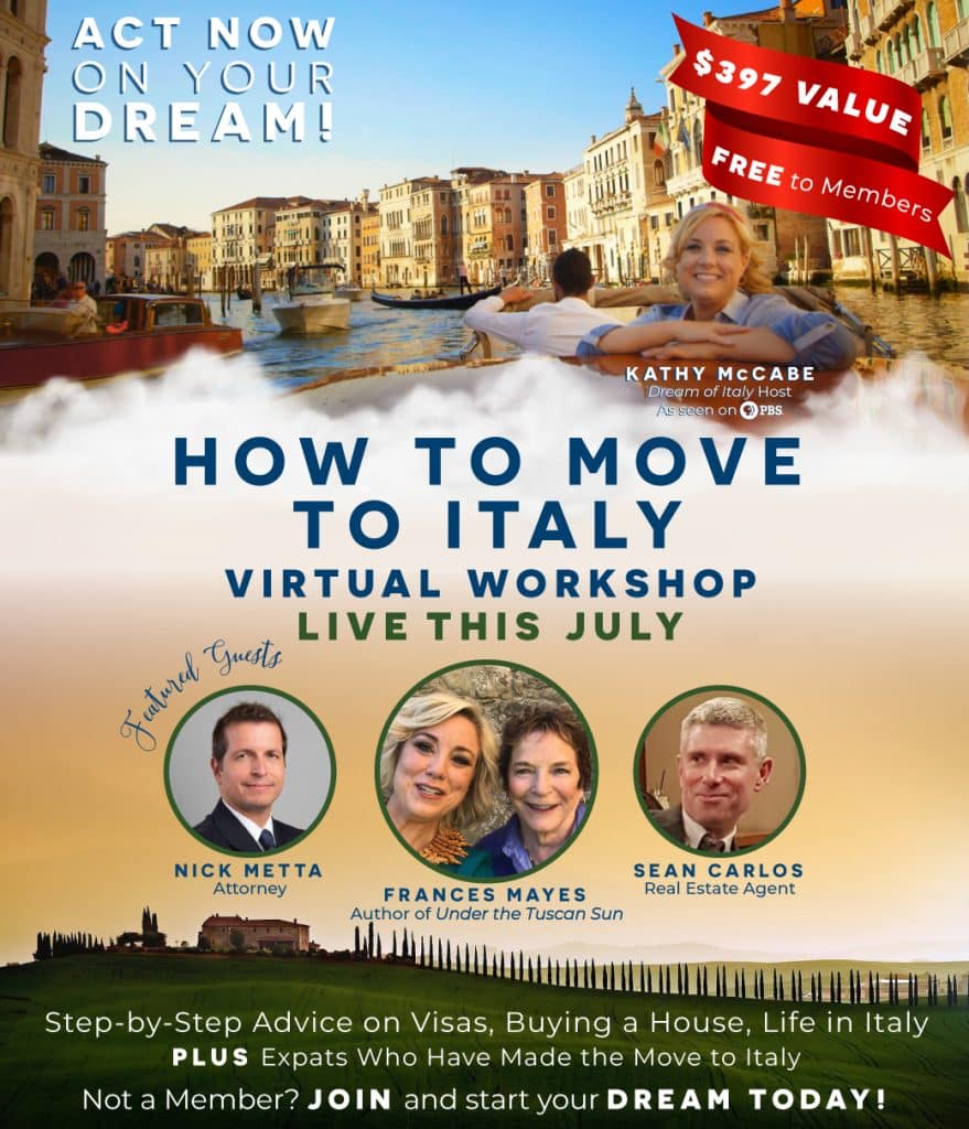 Become A Dream of Italy Member Today! - Dream of Italy