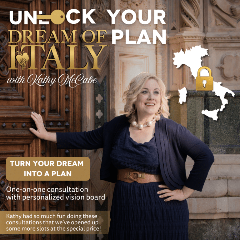 Consultation with Vision Board: Unlock Your Dream of Italy Plan - Dream ...